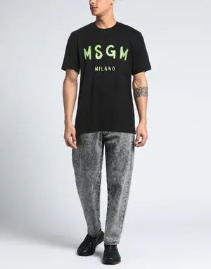 MSGM T-shirt Size Cotton - Black