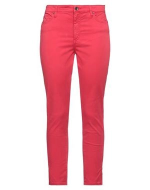 Armani Exchange Cotton-Elastane Pants Red