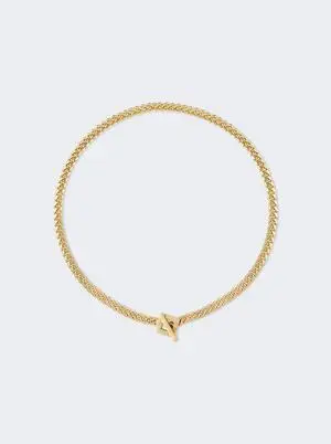IVI Signore T-bar Chain Necklace - Yg