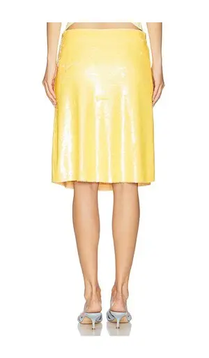 GUIZIO Isabelle Sequin Midi Skirt