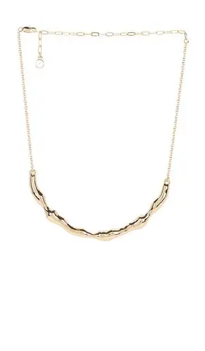 Ettika Molten Metal Pendant Necklace - Gold