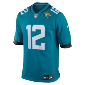 Nike Travis Hunter Jacksonville Jaguars 2025 Nfl Draft First Round Pick Game Jersey - Blue