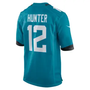 Nike Travis Hunter Jacksonville Jaguars 2025 Nfl Draft First Round Pick Game Jersey - Blue