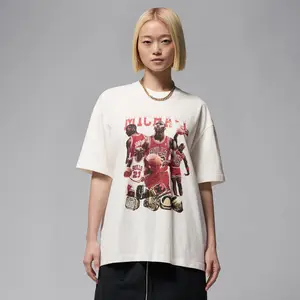 JORDAN Oversized Short-sleeve Graphic T-shirt