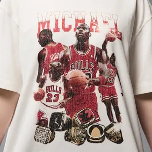 JORDAN Oversized Short-sleeve Graphic T-shirt