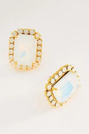 THE PINK REEF Neon Gem Stud Earrings Neutral Pattern