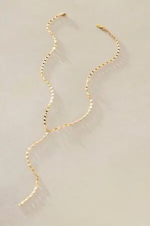 SET & STONES Rio Lariat Necklace - Gold