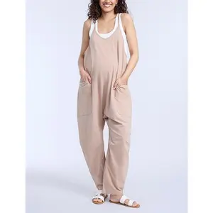 Motherhood Maternity Relaxed Fit Maternity Jumpsuit - Dark Taupe