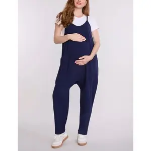 Motherhood Maternity Relaxed Fit Maternity Jumpsuit - Peacoat