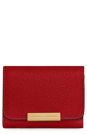 Rebecca Minkoff Insider Compact Leather Trifold Wallet - Siren