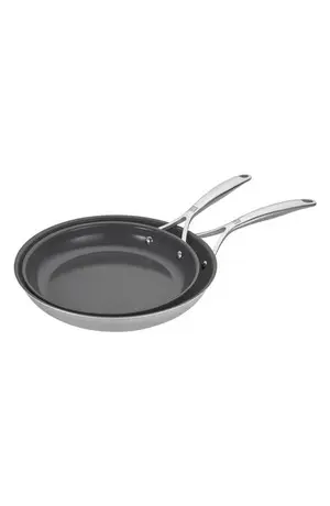 ZWILLING Energy Plus Set Of 2 Fry Pans - Stainless Steel