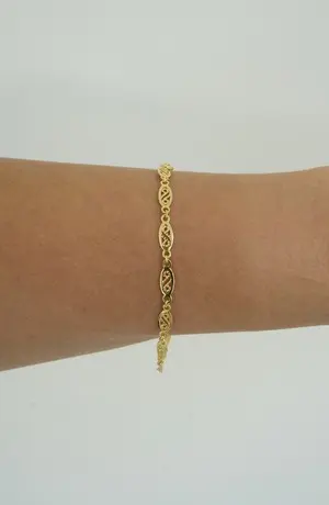 Argento Vivo Filigree Link Bracelet
