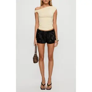 Princess Polly Sequin Micro Shorts