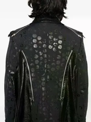 Comme Des Garçons Double-breasted Leather Coat