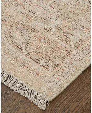 FEIZY Caldwell 8977f Area Rug, 5' X 7'6 - Orange/ivory