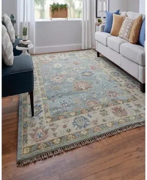 FEIZY Fillmore 69cjf Area Rug, 5' X 8 - Blue/ivory