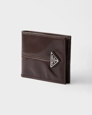 Prada Leather Wallet - Brown