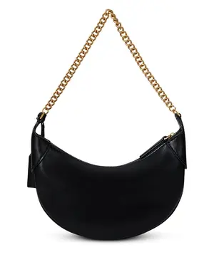 Polo Ralph Lauren Polo Id Leather Mini Chain Bag - Black