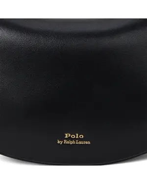 Polo Ralph Lauren Polo Id Leather Mini Chain Bag - Black
