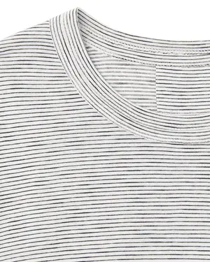 Whistles Rosa Double Trim Stripe T-shirt - Multicolor