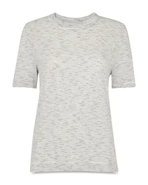 Whistles Rosa Double Trim Stripe T-shirt - Multicolor