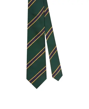 Robert Talbott Robert Talbott Repp Necktie Green Navy