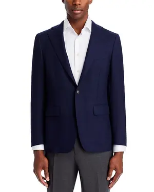 Canali Capri Textured Slim Fit Sport Coat