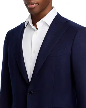 Canali Capri Textured Slim Fit Sport Coat