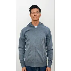 LEDGER & FORD Zip Up Hoodie - Charcoal