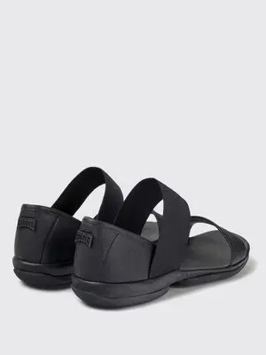Camper Flat Sandals With Elastic Straps