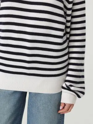 Khaite Striped Crewneck Pullover