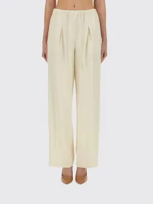 Theory Wide Leg Trousers - White