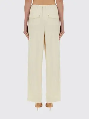 Theory Wide Leg Trousers - White