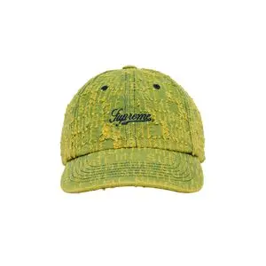 Supreme Needle Punch Denim 6-panel Hat