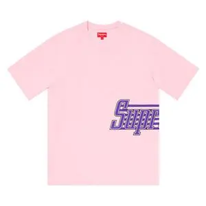 Supreme Side Logo Short-sleeve Top - Pink