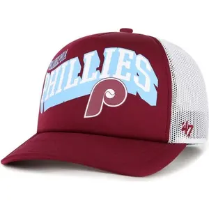 '47 Philadelphia Phillies Meander Foam Trucker Snapback Hat - Red