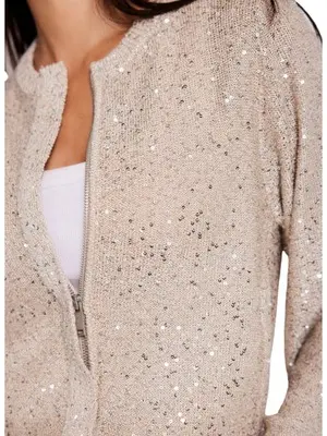 Mint Velvet Sequin Knit Cardigan