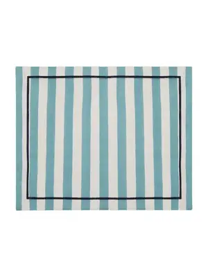 La DoubleJ Placemat Set Of 2 - Riviera Celeste Sky Blue