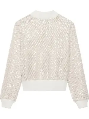 Mint Velvet Sequin Bomber Jacket