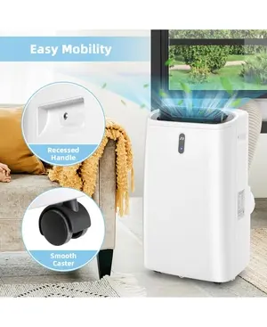 MECALE 14000 Btu Portable Air Conditioner With App And Wifi Control