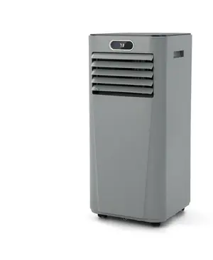 MECALE 8000 Btu 3-in-1 Portable Air Conditioner With Remote Control - Grey