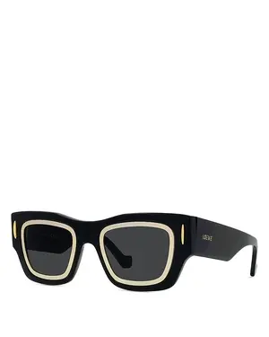 Loewe Geometric Sunglasses - Black/smoke