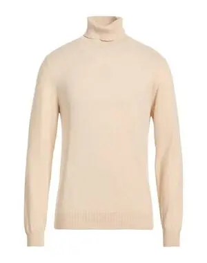 DANIELE FIESOLI Turtleneck Cashmere Top - Sand