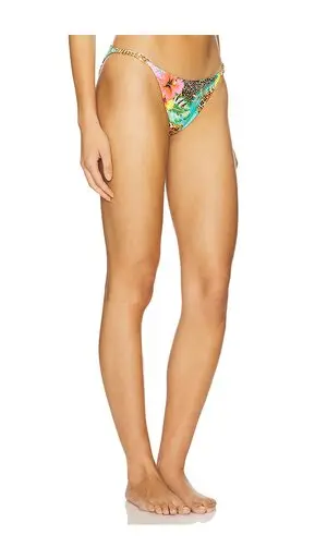 Luli Fama Chain Sides Full Back Bikini Bottom