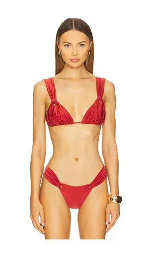 BANANHOT Lissa Bikini Top - Crimson