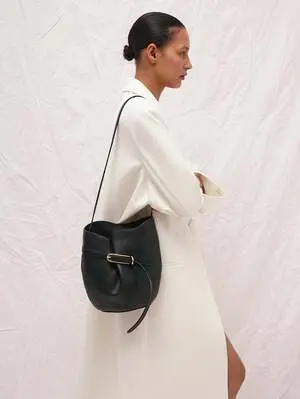 LIFFNER Belted Bucket Bag