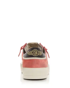 GOLDEN GOOSE Stardan Low Top Sneakers - Orange Black