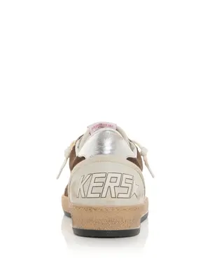 GOLDEN GOOSE Ball Star Low Top Sneakers - Dark Red