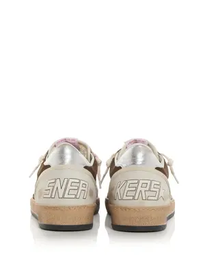 GOLDEN GOOSE Ball Star Low Top Sneakers - Dark Red