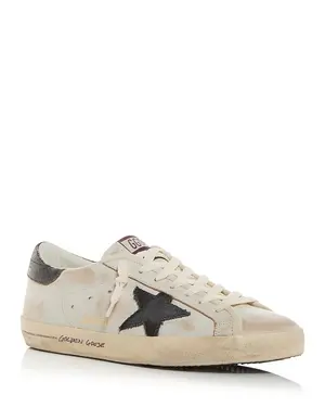 Golden Goose Lace Up Sneakers For Men